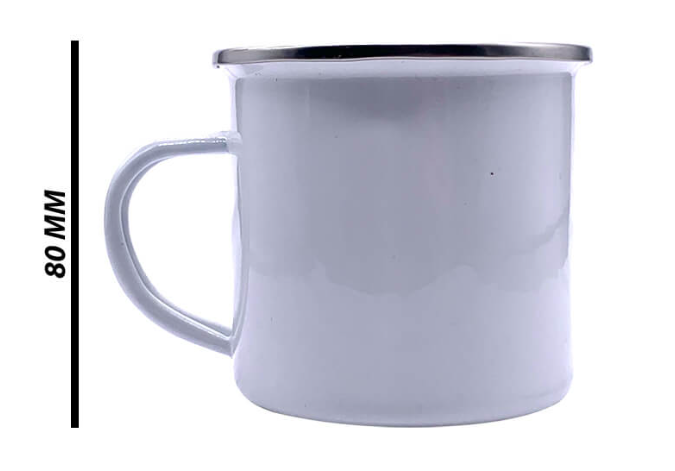 Sublimation Enamel Metal Mug – Q-Mantis
